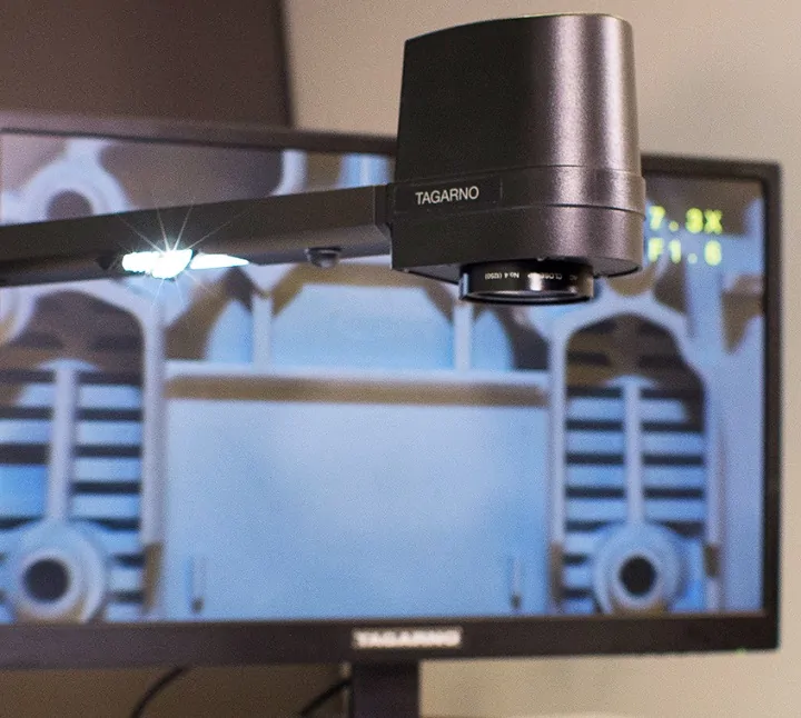 Use digital microscope for quality control of plastic | TAGARNO